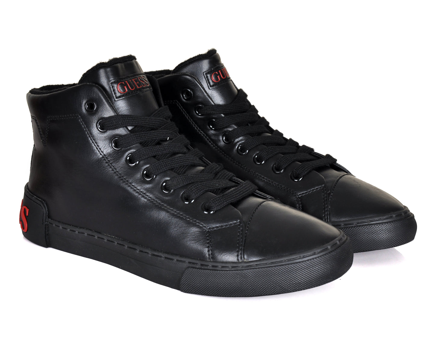 Guess high-top sneakers in black – Ajebomarket